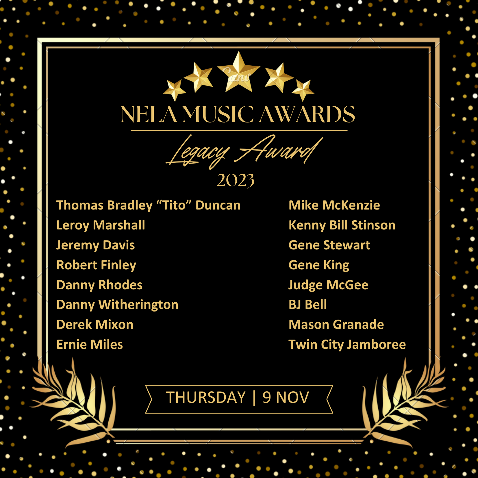 Winners – NELA Music Awards